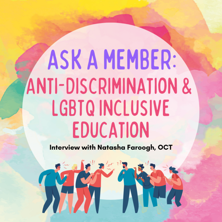 Ask a Member: Anti-Discrimination and LGBTQ Inclusive Education ...