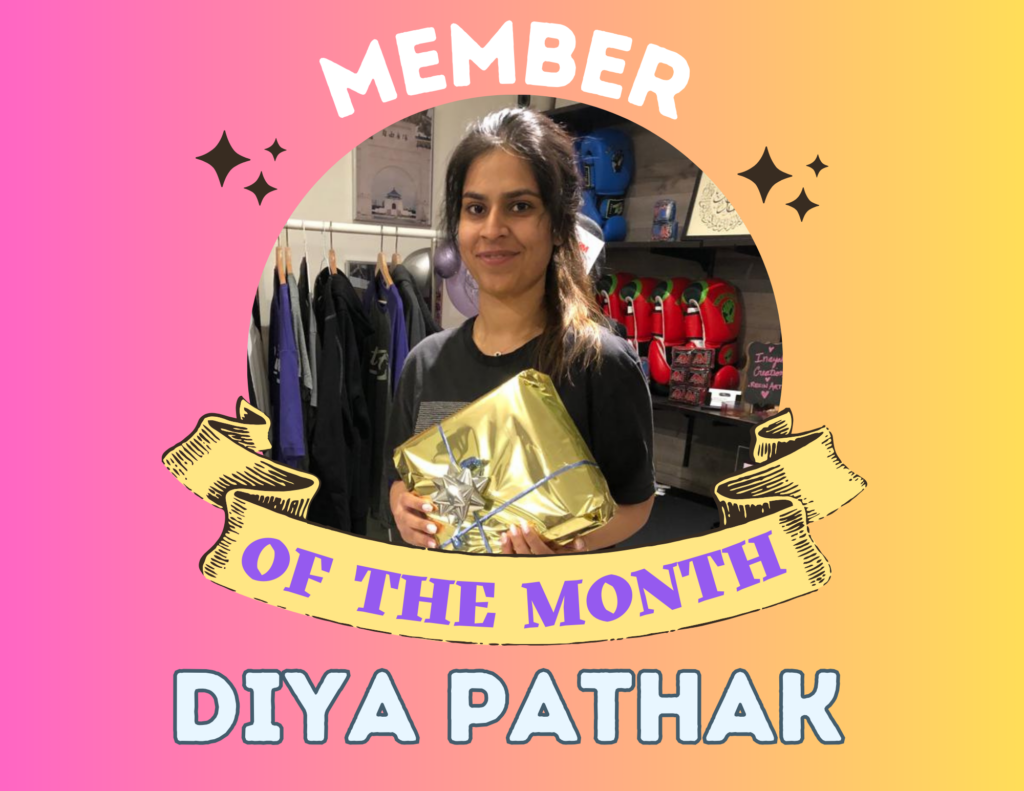 Member of the Month – Diya Pathak! - Sister Fit